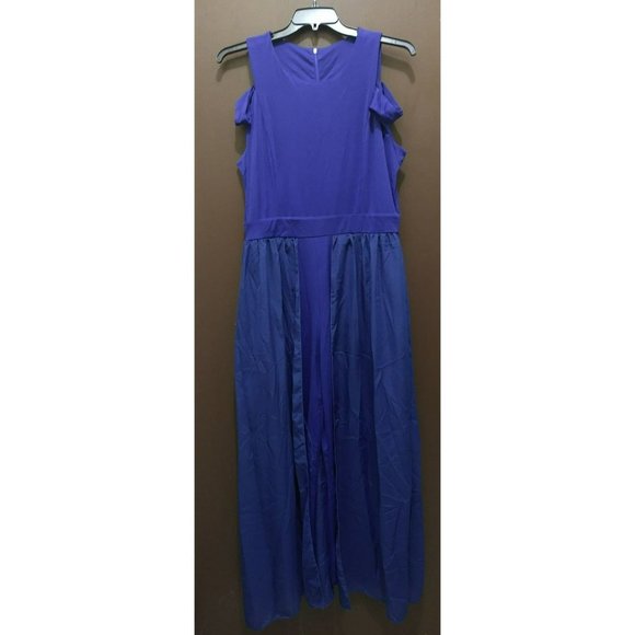 Rotita | Pants & Jumpsuits | High Waist Royal Blue Jumpsuit With ...